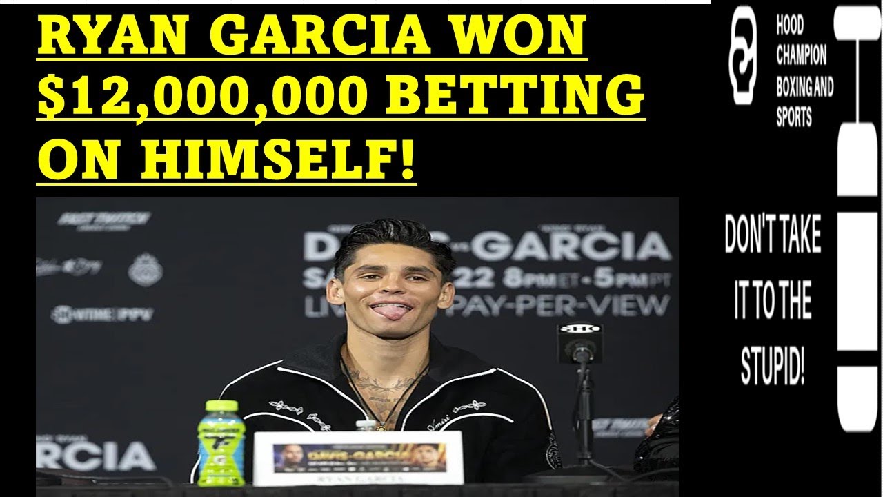 DAMN! WAS THE FIX IN BY THE SECRET SOCIETY? RYAN GARCIA BET ON HIMSELF ...