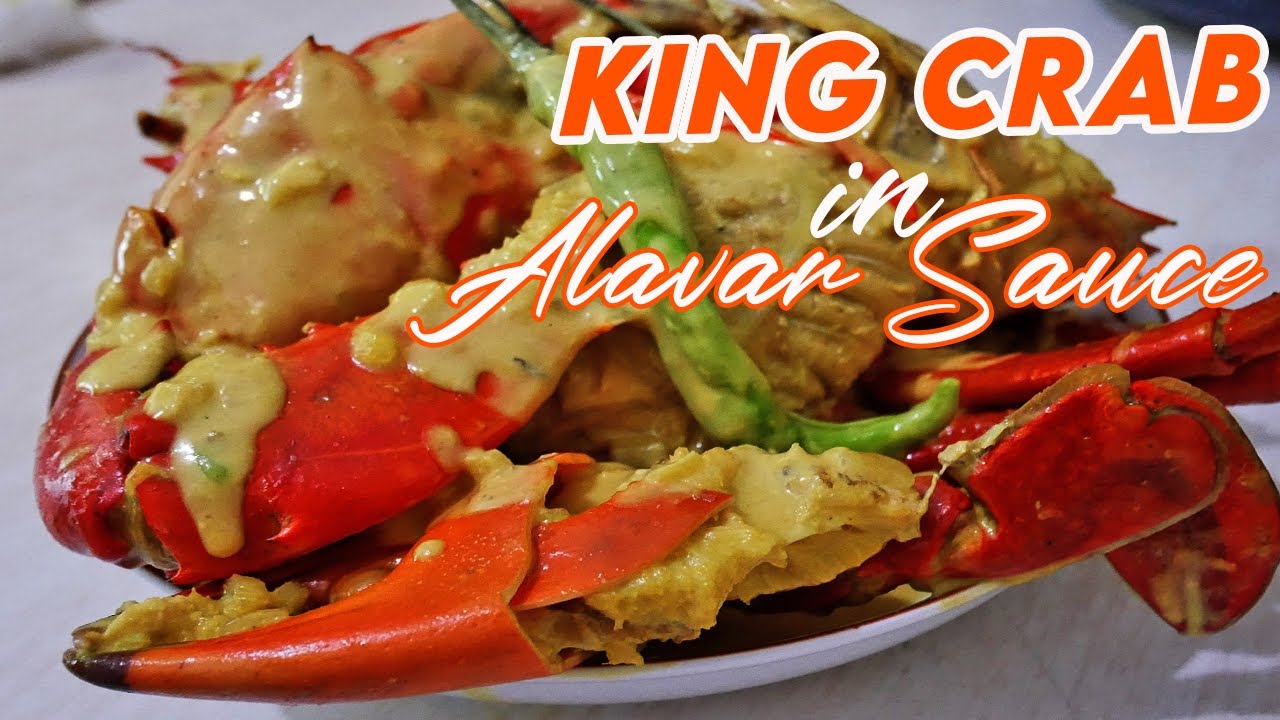 King Crab in Alavar Sauce - YouTube