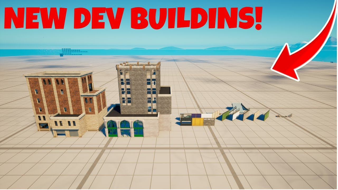 🔴LIVE🔴*NEW* Dev Buildings and Mega city walls and Props in Fortnite ...