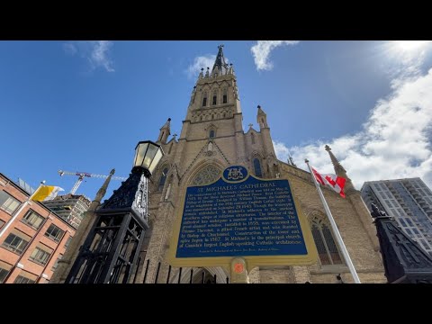 St Michael's Cathedral Basilica in Toronto Canada || 19th Century ...