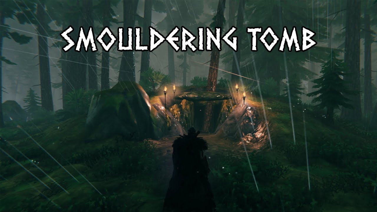 Valheim SMOULDERING TOMB - YouTube