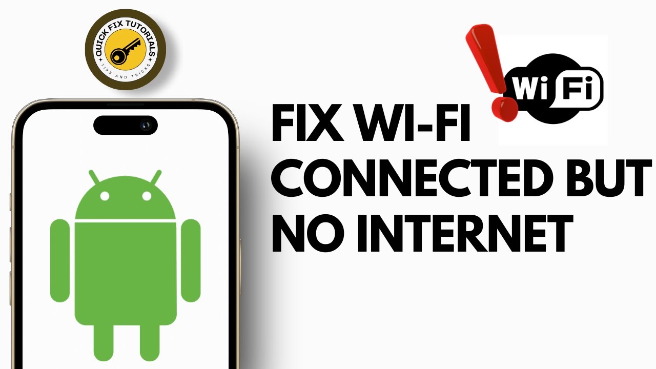 How to Fix Wi-Fi connected but No Internet on Android - YouTube