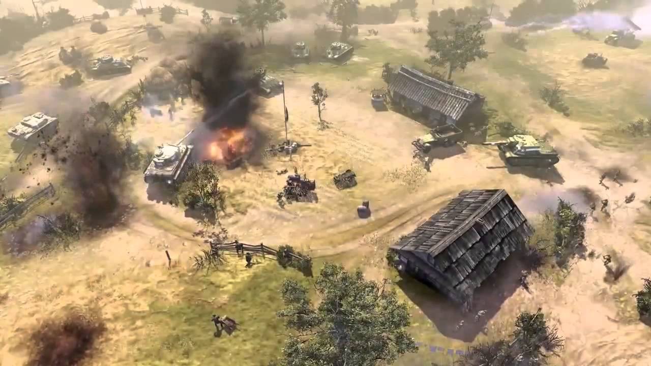 Company of Heroes 2 (Langres Multiplayer Map) | HD - YouTube