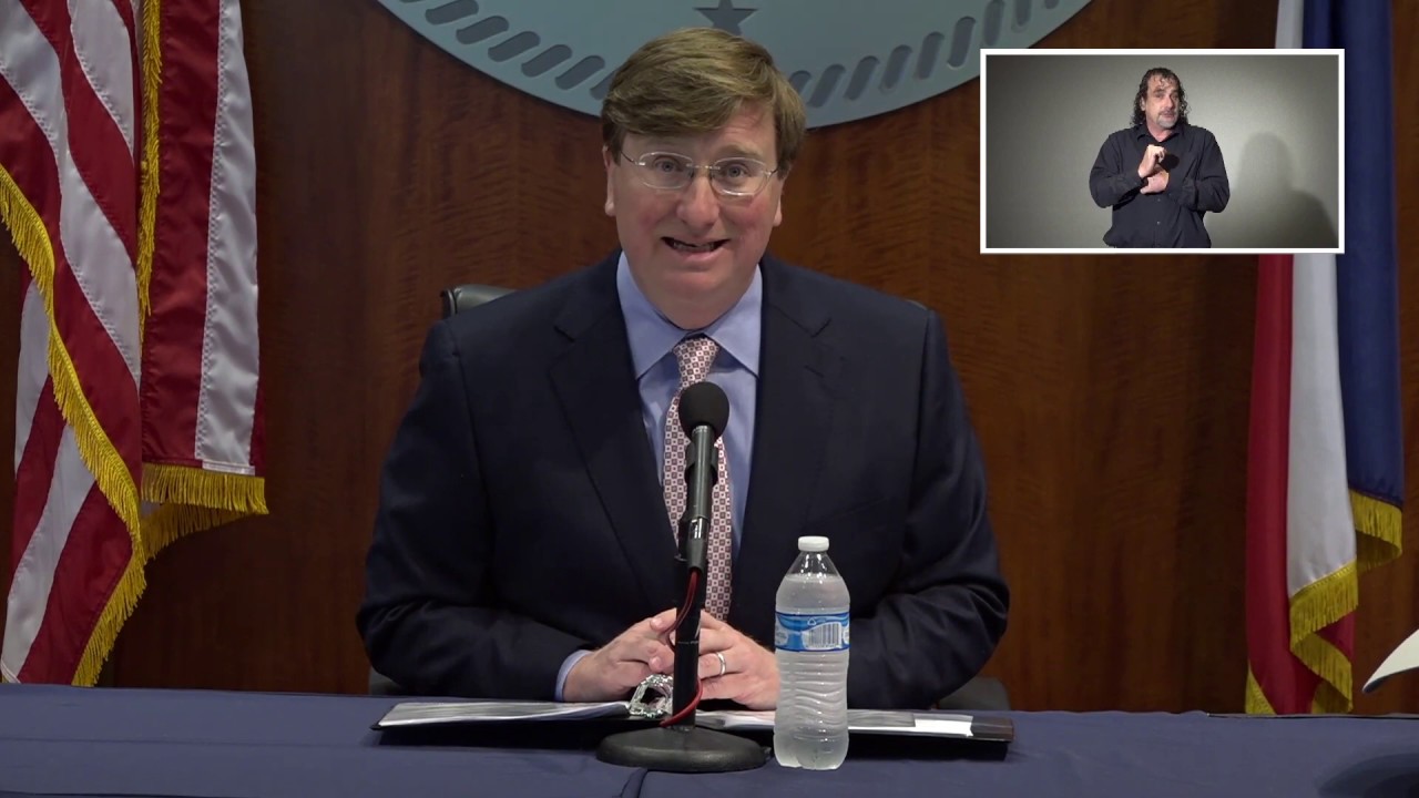 MPB LIVE: Governor Tate Reeves COVID-19 Update (4/30/2020) - YouTube