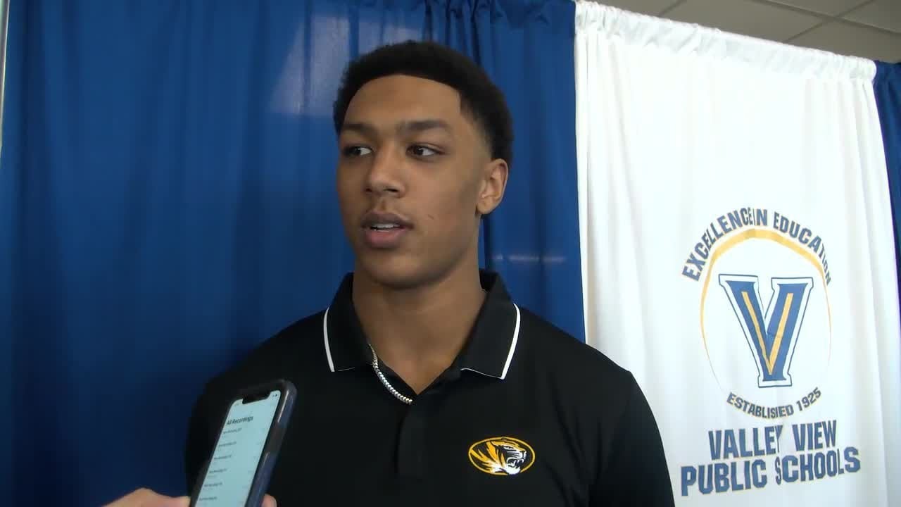 K8 Sports Extra: Valley View All-State LB Brian Huff after signing with ...