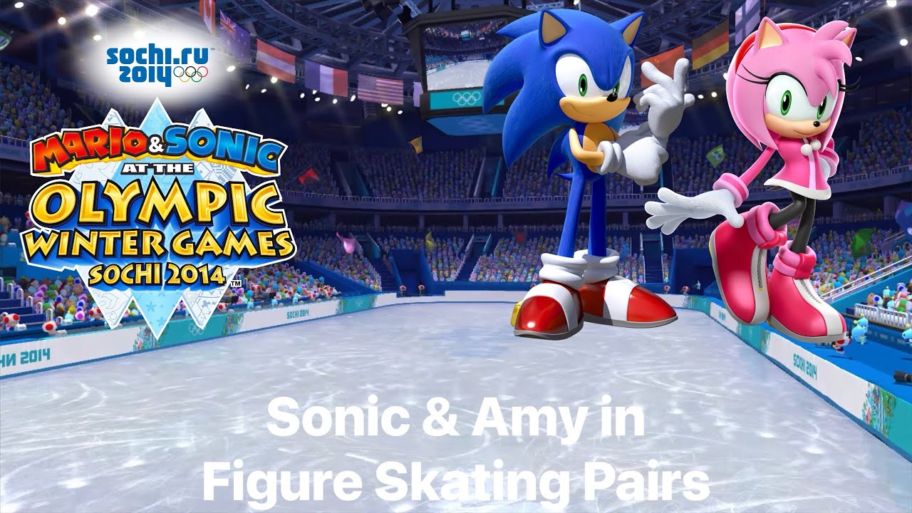 Mario & Sonic at the Sochi 2014 Olympic Winter Games Figure Skating ...