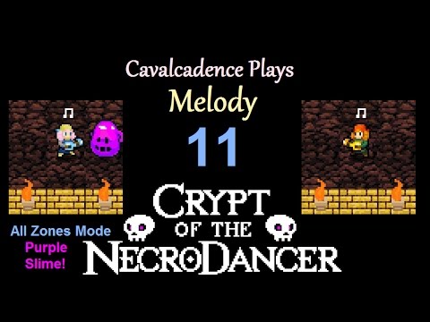 Cavalcadence plays Melody 11: Purple Slime! (Crypt of the NecroDancer ...