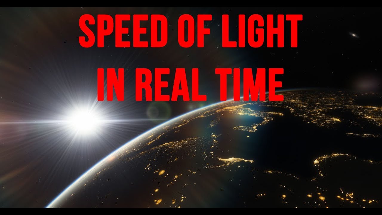 From the Sun to Earth at the Speed of Light (in Real Time) - YouTube