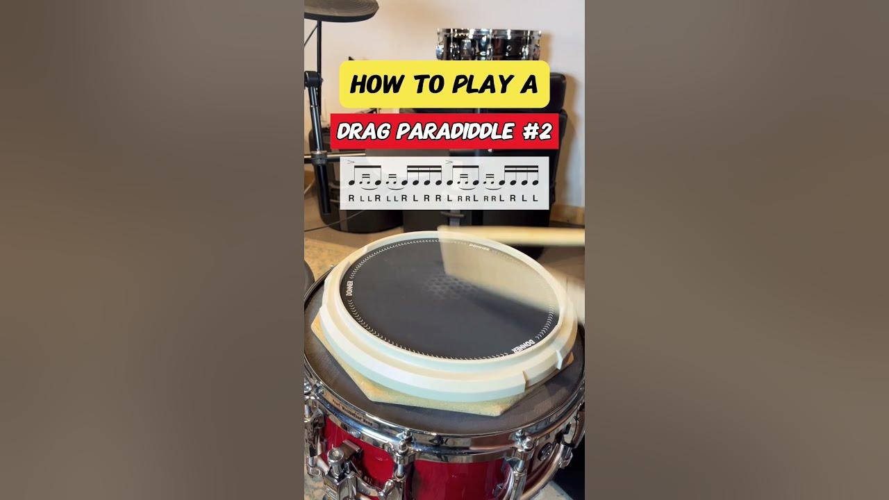 How to play a DRAG PARADIDDLE #2 - YouTube