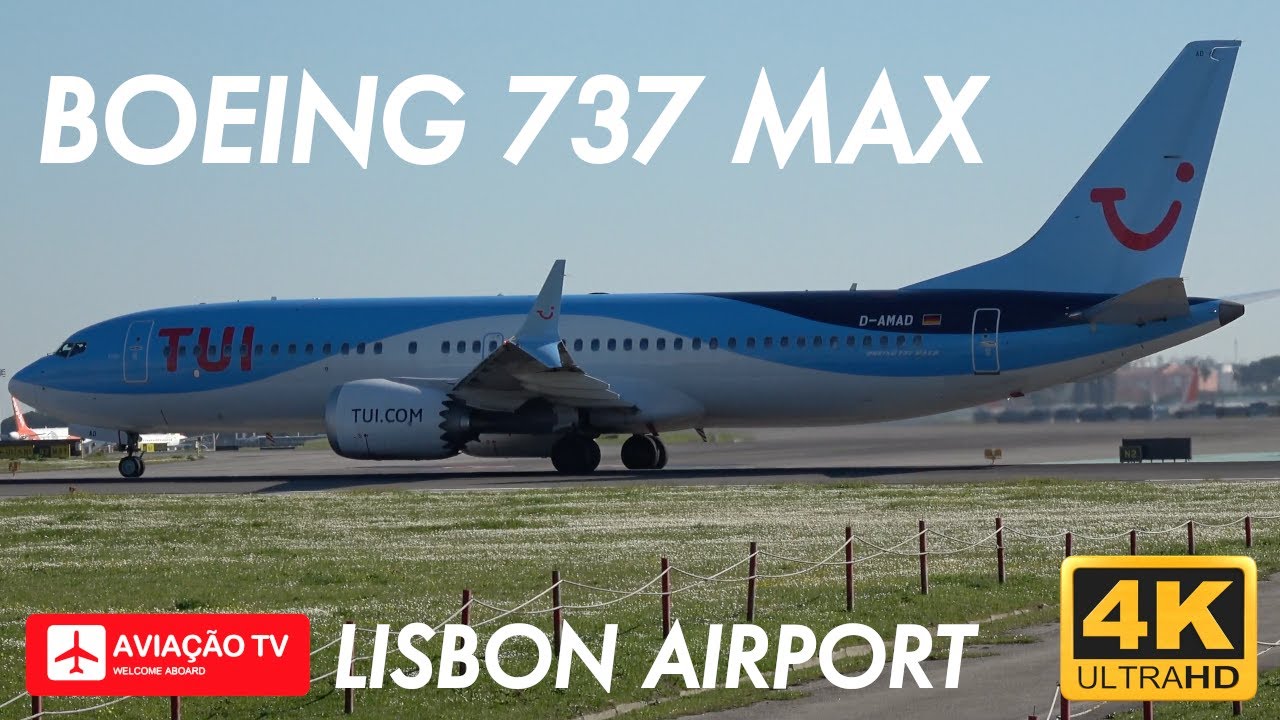 Boeing 737 MAX 8 • TUI fly (Flight TUI120 Lisbon Diversion) • D-AMAD ...