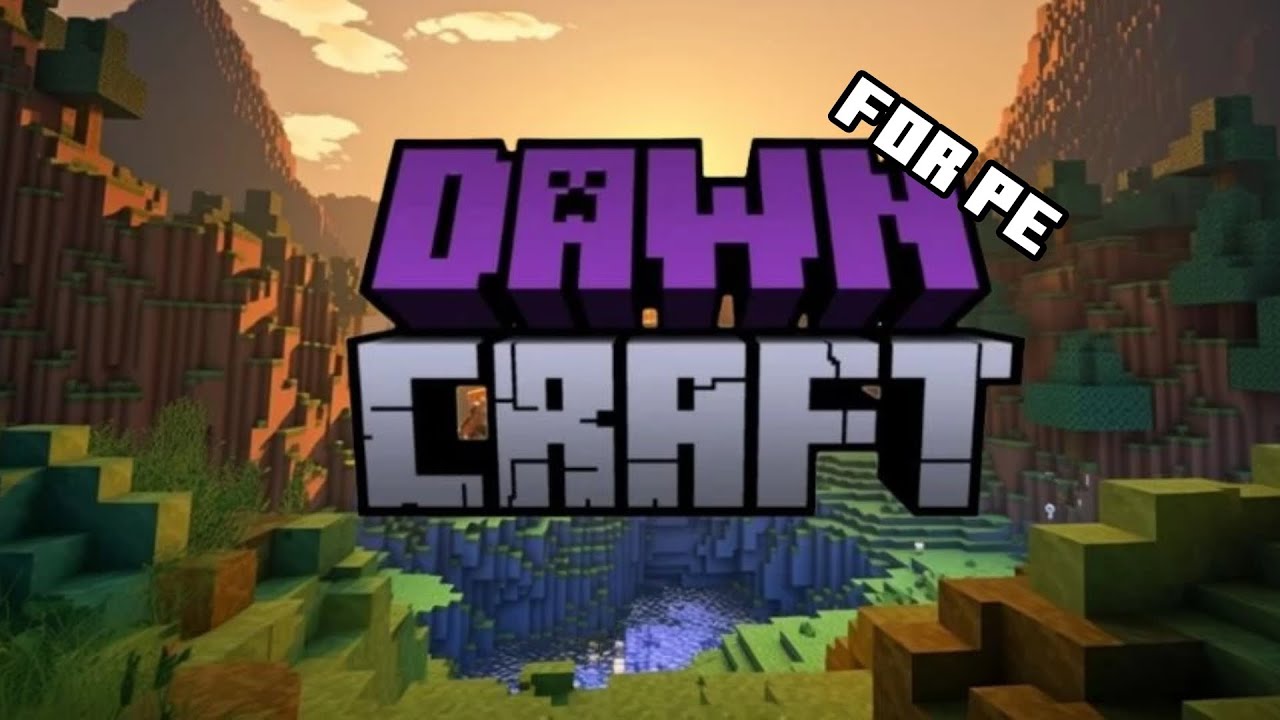 Addon/Mod DawnCraft cho Minecraft PE 1.20 - YouTube