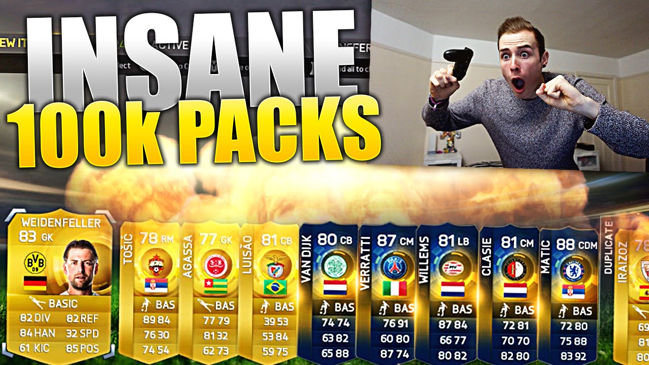 INSANE 100K TOTS PACKS!!! 7 TOTS PLAYERS | FIFA 15 ULTIMATE TEAM - YouTube