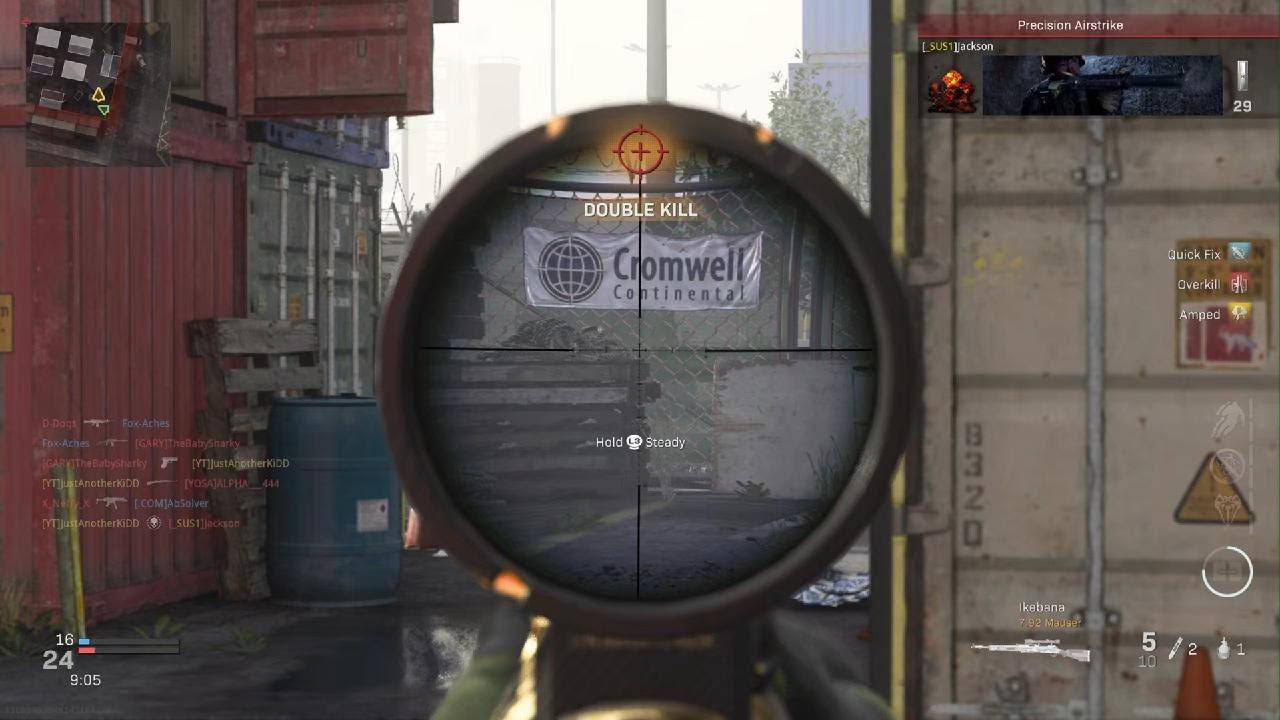 Call of Duty®: Modern Warfare® Quad Feed Collateral, Kar98 - YouTube