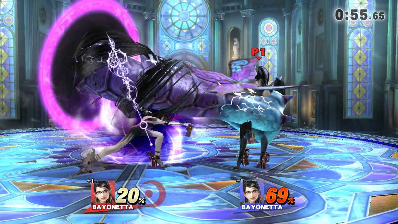 Smash 4 Bayonetta Moveset Exhibition (See Description) - YouTube