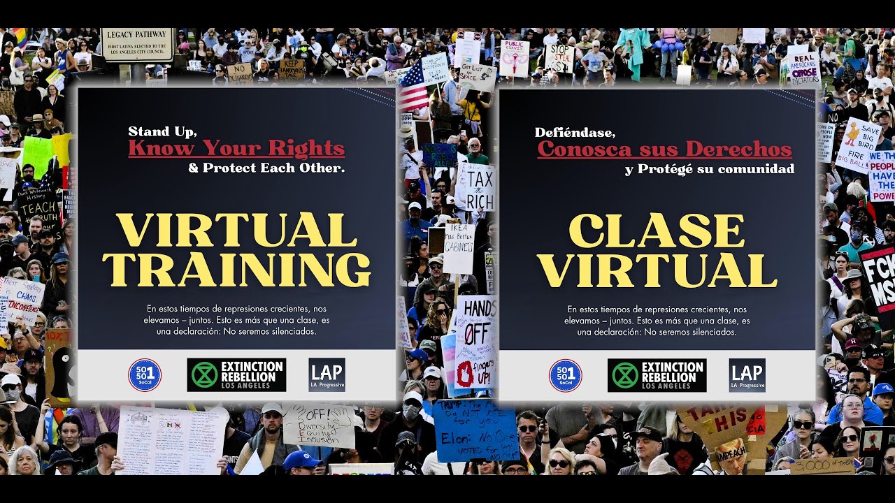 LOS ANGELES NONVIOLENT DIRECT ACTION TRAINING! - YouTube
