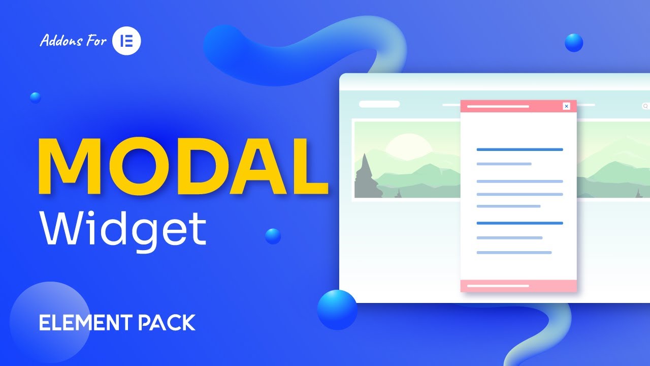 How to Use Modal Widget by Element Pack - YouTube