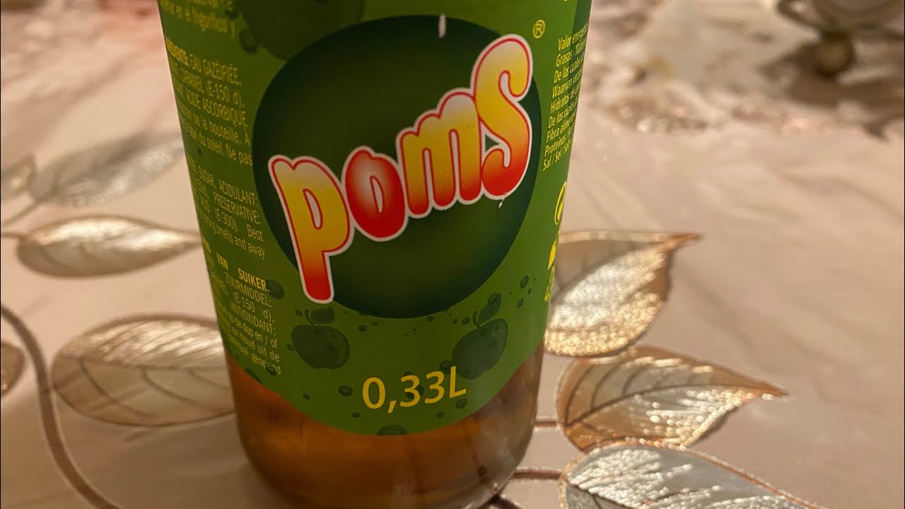 Apple poms drink mukbang - YouTube