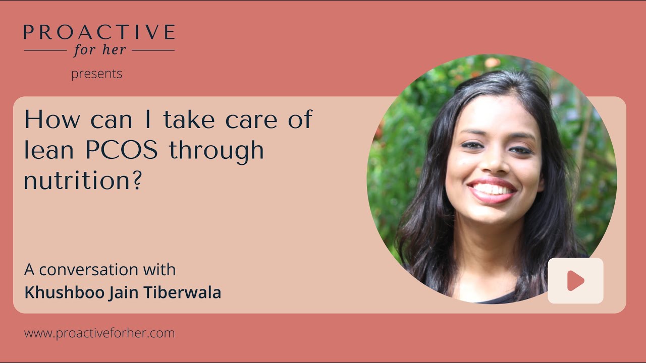 How can I take care of lean PCOS through nutrition? - YouTube