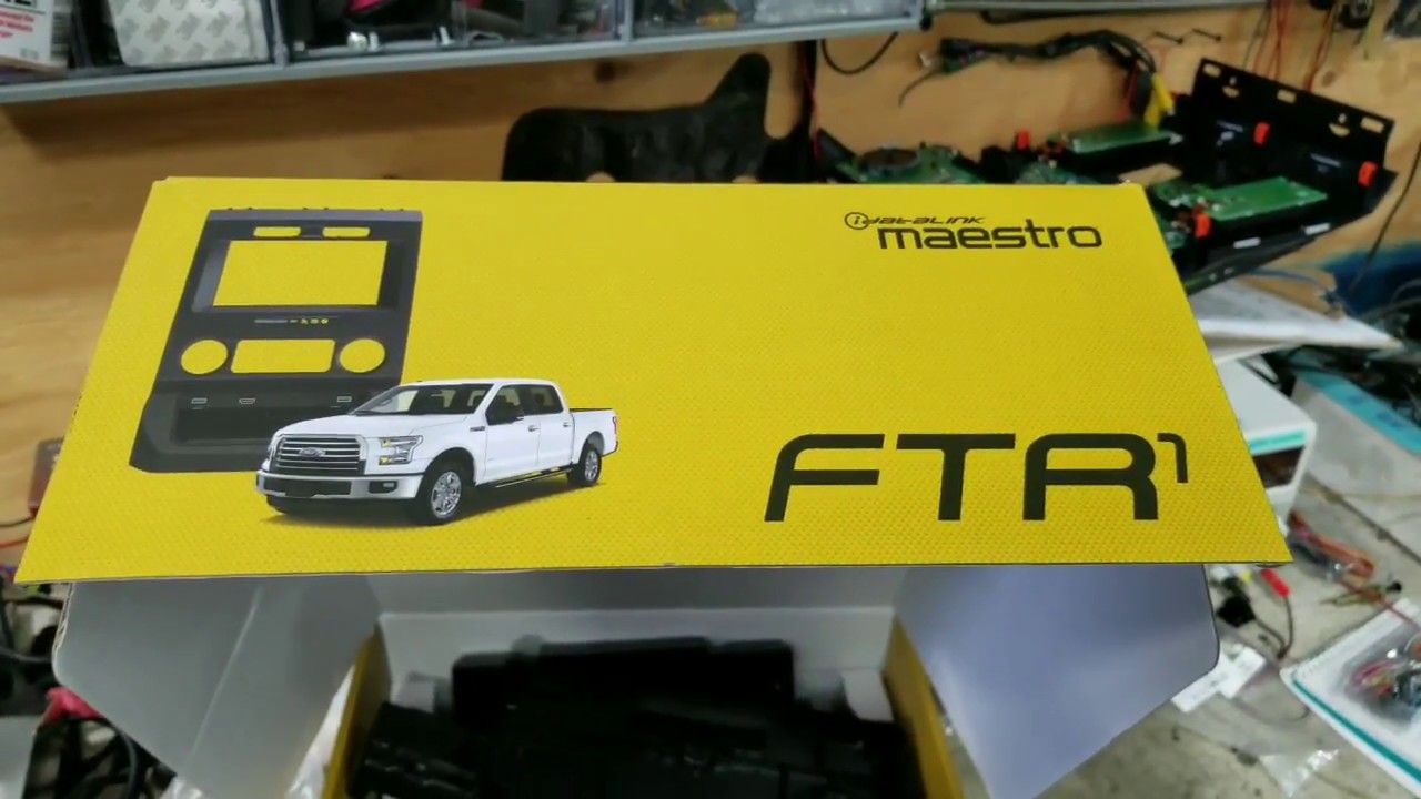Ford F150 2017 2018 double din installation. IDataLink Maestro KIT-FTR1 ...