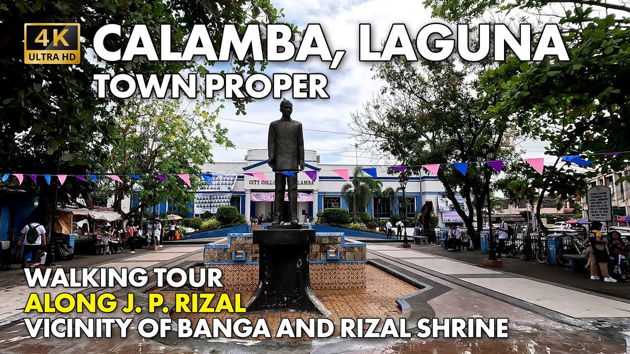CALAMBA CITY TOWN PROPER, Laguna Philippines Walking Tour - YouTube