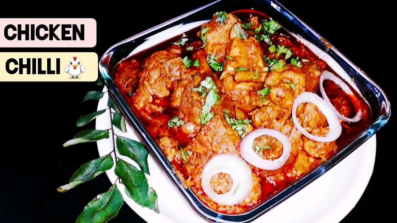 How to make chicken chilli /Red chicken chilli/Bhatkal style/spicy ...