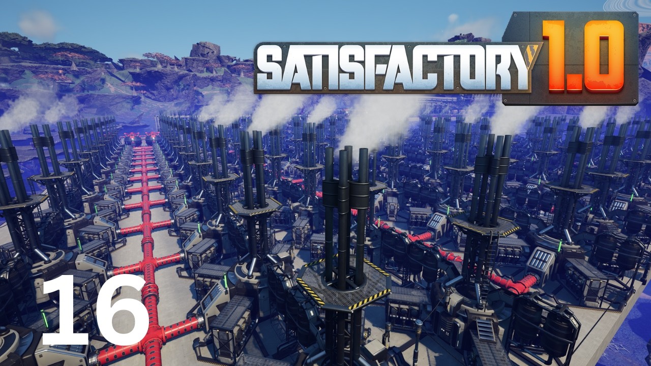 40000 MW Power Plant is OPERATIONAL | Satisfactory S01 E16 - YouTube