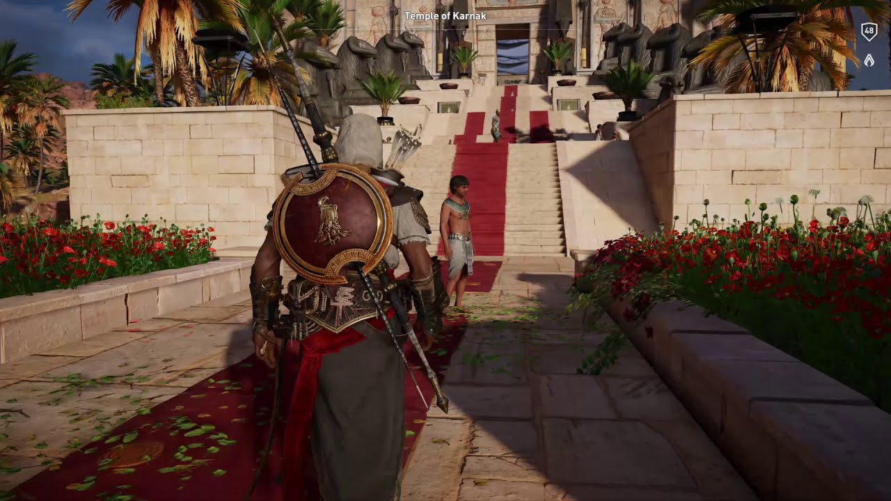 Assassin's Creed Origins NPC dialogue in a nutshell - YouTube