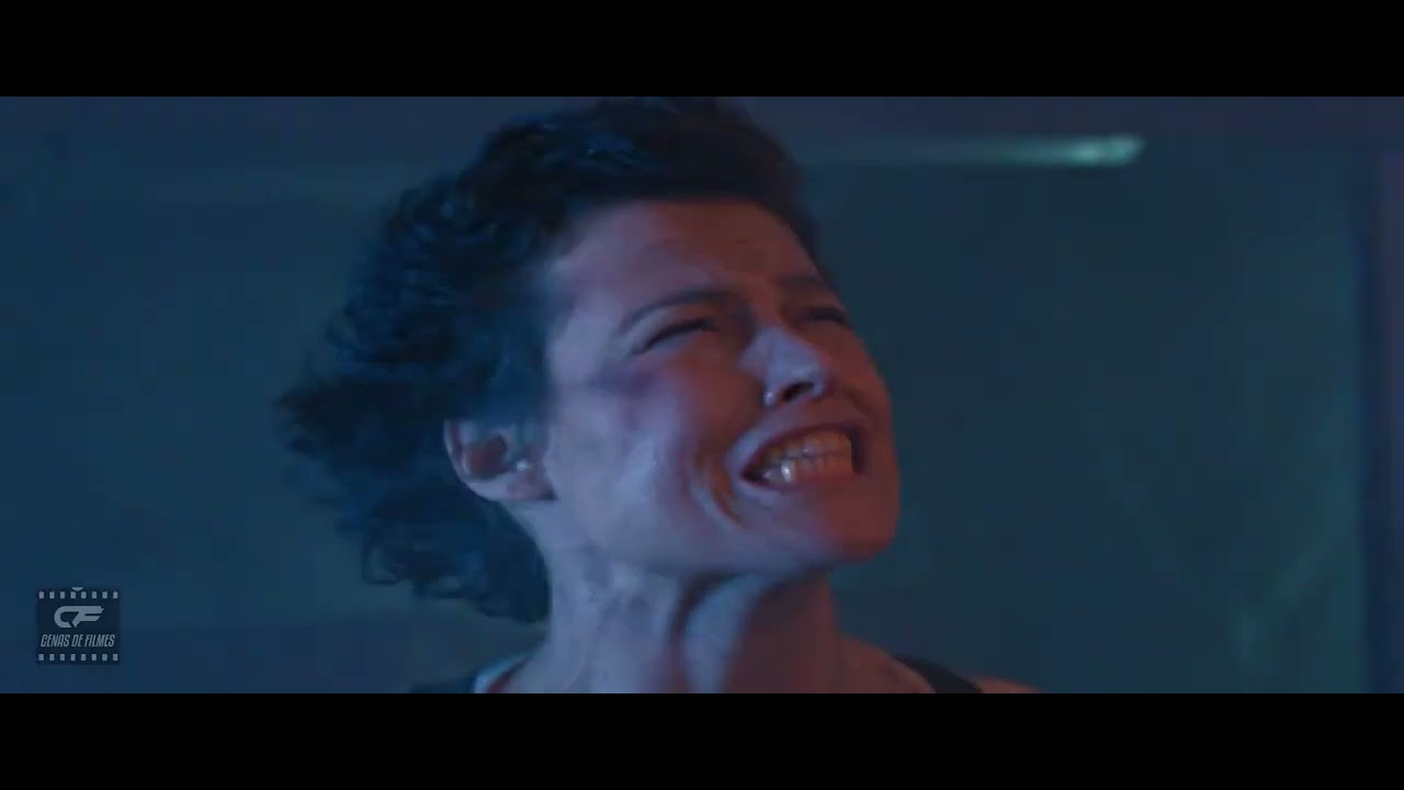 Aliens, O Resgate (Dub -1986) Ripley foge do Alien mãe pelo elevador ...