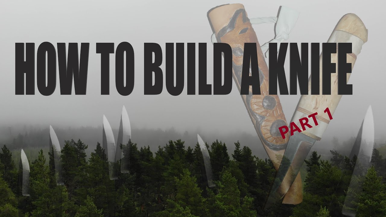 How to build a knife Part 1. Bygger en kniv Del 1. Handcraft Hunting ...