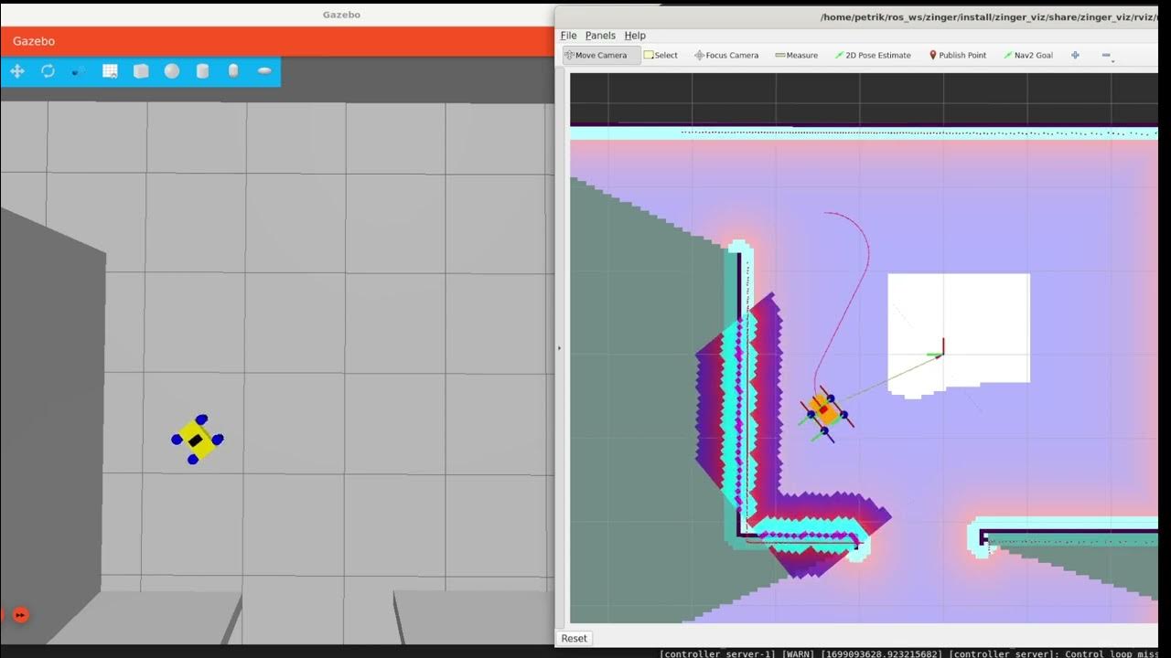 Four wheel steering robot - Interaction with ROS2 Nav - YouTube