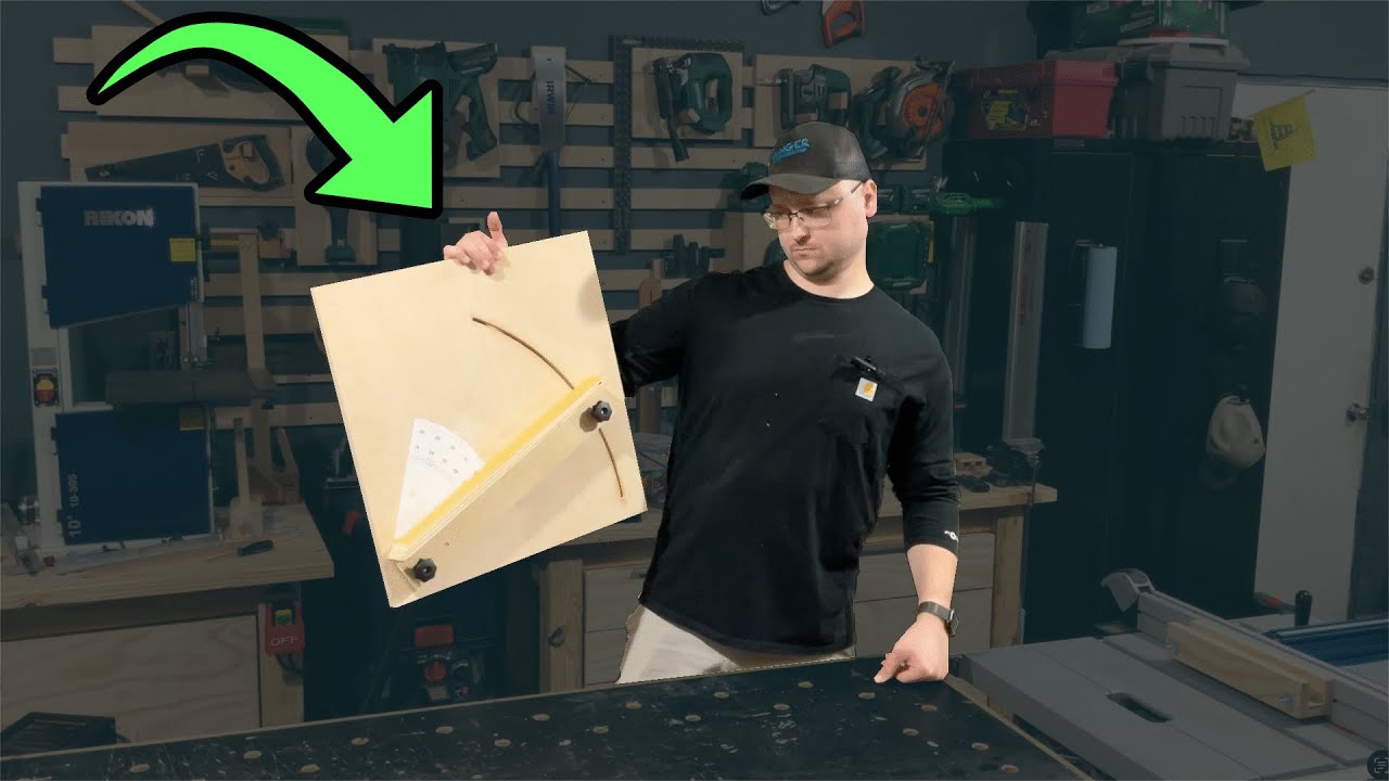 Here's my improved version of the Norm Abram panel sled - YouTube