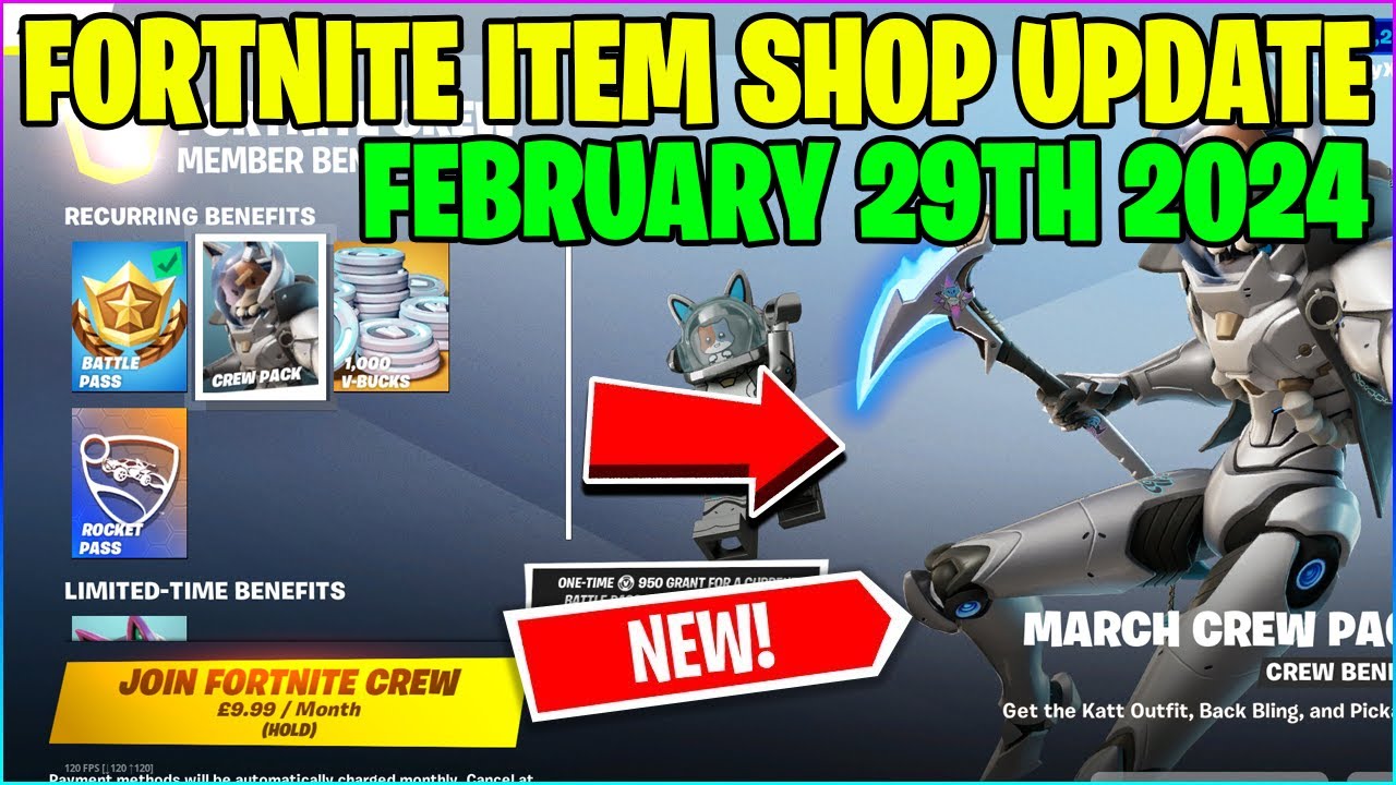 *NEW* KATT CREW PACK SKIN! Fortnite Item Shop [February 29th, 2024 ...