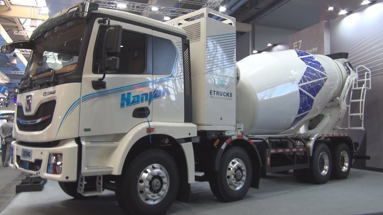 XCMG HANVAN E5 Electric Mixer Truck (2023) Exterior and Interior - YouTube
