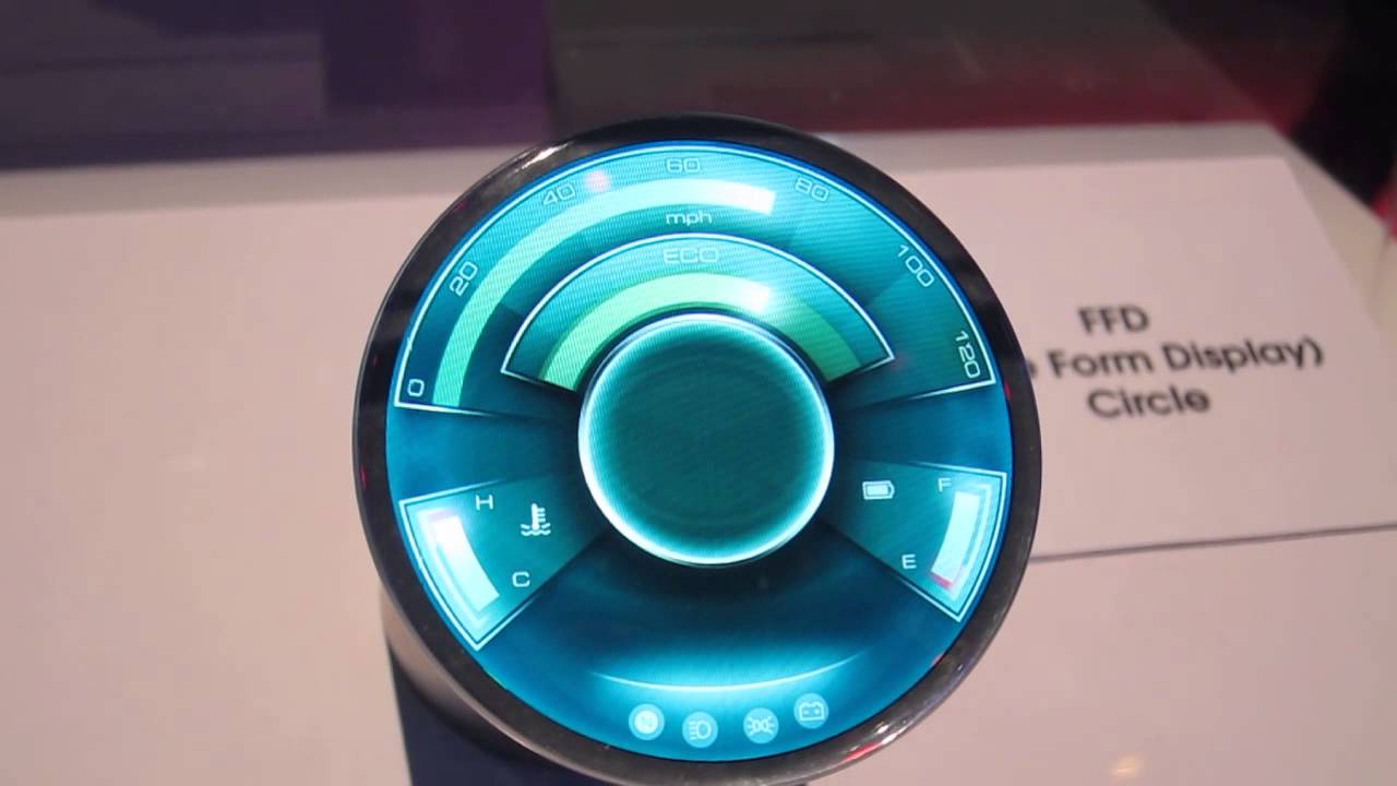 SHARP Free Form Display - YouTube