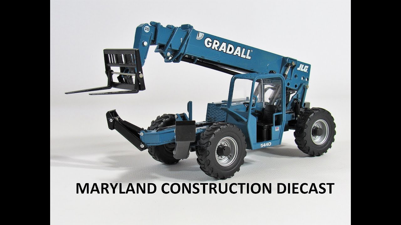 Gradall 544D10-55 Telehandler 1/32 Scale Diecast Model - YouTube