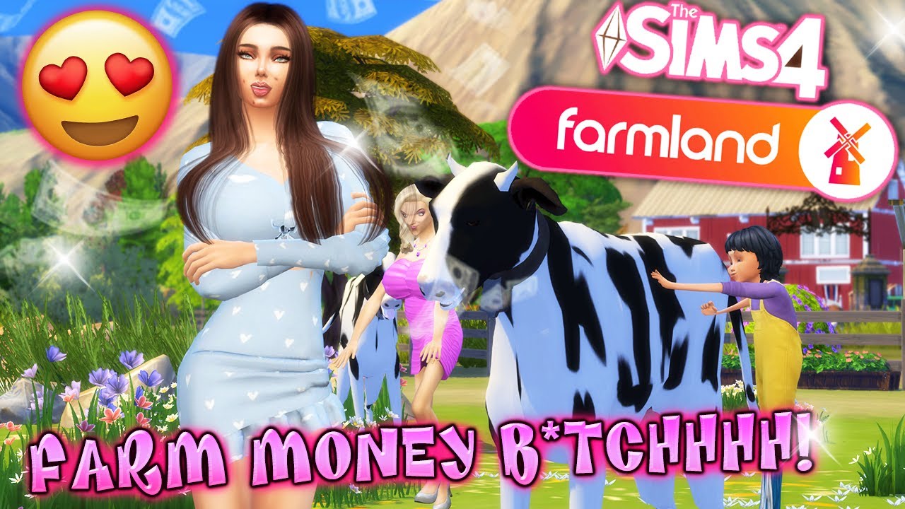 COWS AND BUNNIES IN THE SIMS 4! | Farmland Mod #2 - YouTube