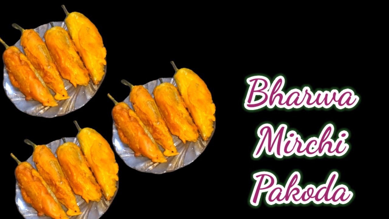 Bharwa Mirchi Pakoda Recipe | Stuffed Green Chilli Pakoda Recipe ...