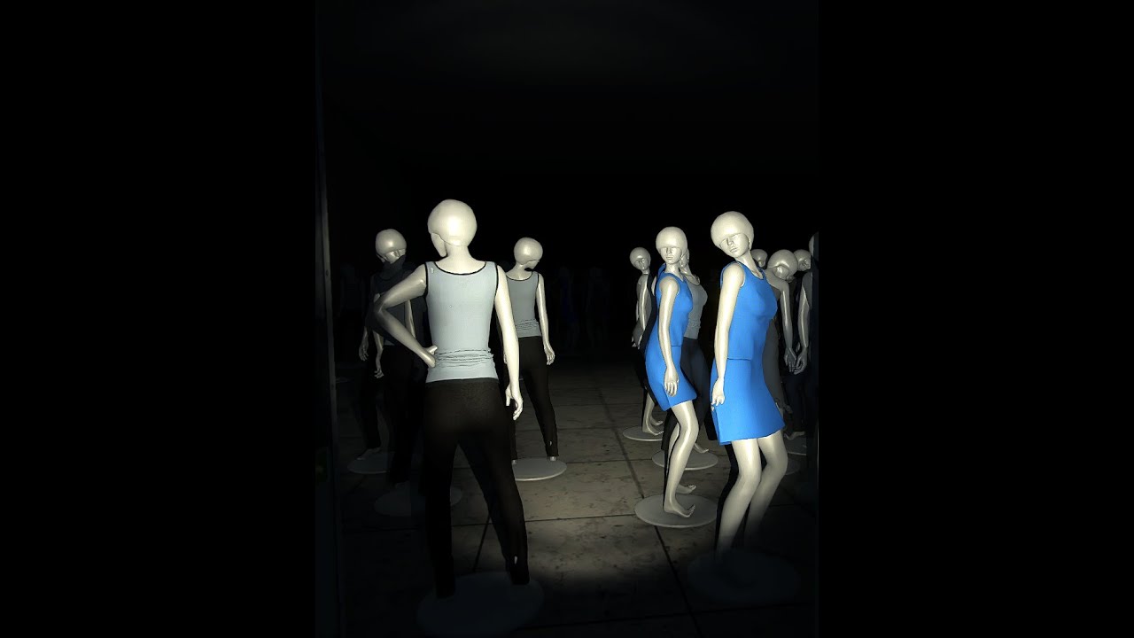 The Mannequins Are ALIVE!!!!! |Mannequin (Indie Horror Game) - YouTube