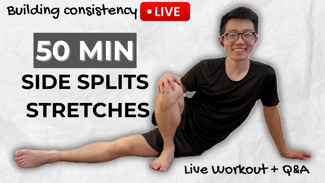 Daily Side Splits Stretch Routine for Flexibility Training - Beginner ...
