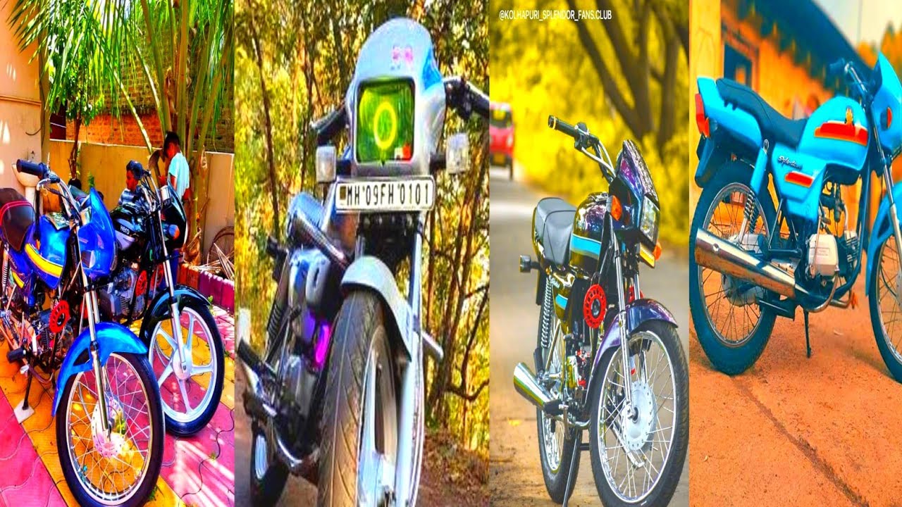 kolhapuri splendor modified status - YouTube