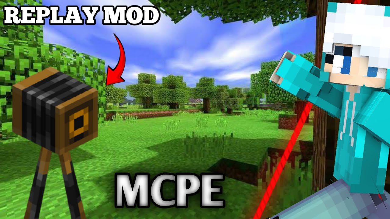 How to make replays like java in MCPE | replay mod for mcpe - YouTube