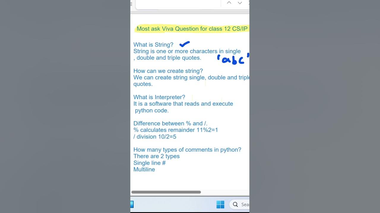 Most Asked Viva Questions for Class 12 CS/IP/IT | Exam Tips - YouTube