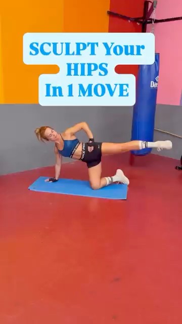 Sculpt Your Hips in 1 Move #workout #hipsworkout #fitness # ...