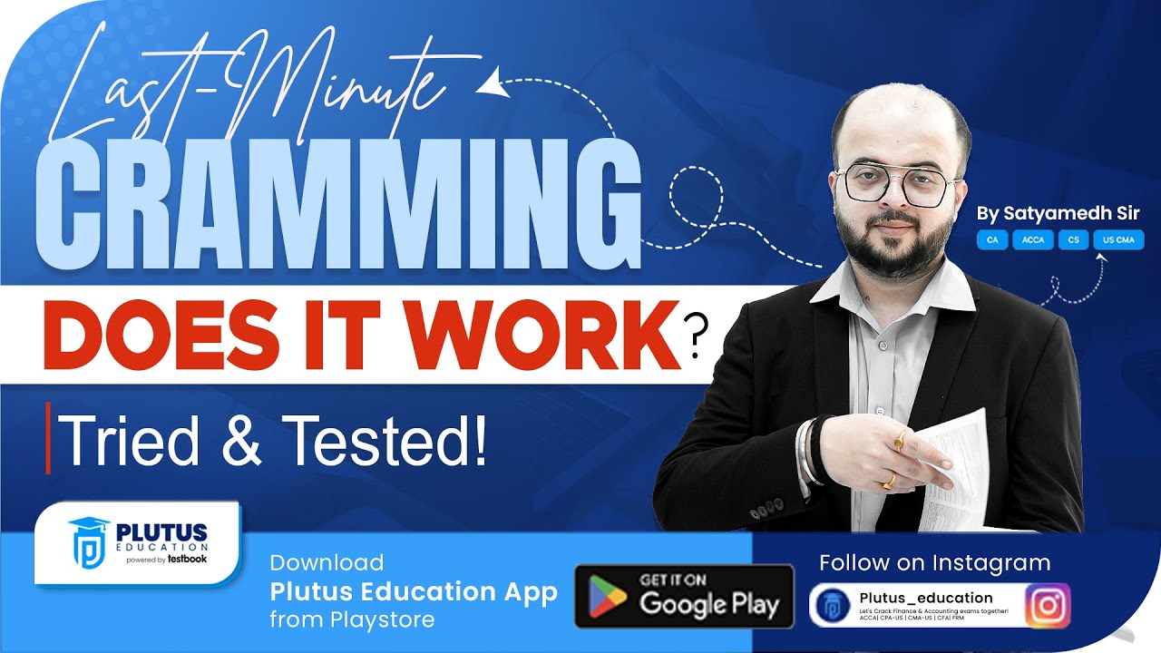 Last-Minute Cramming: Does It Really Work? | Quick Hacks & Study Tips ...