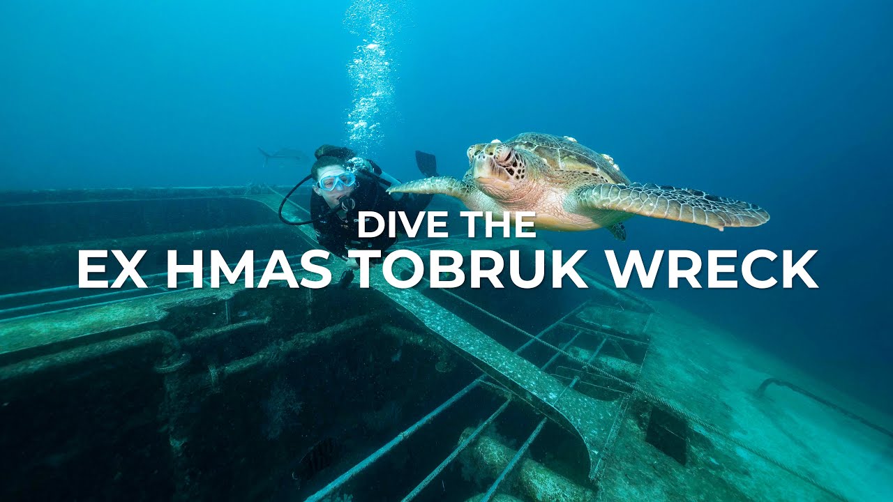 Scuba Dive the ex-HMAS Tobruk Wreck - YouTube