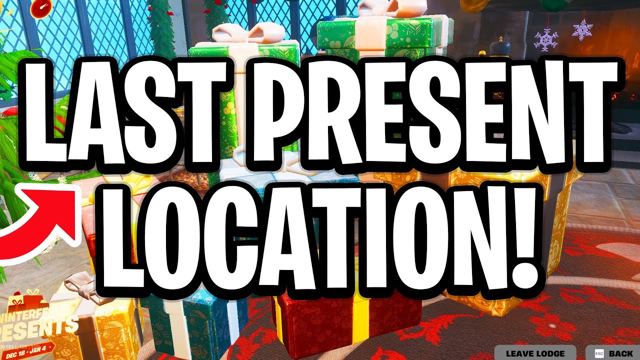 How To OPEN LAST PRESENT in Fortnite Location! (Secret Winterfest 2025 ...