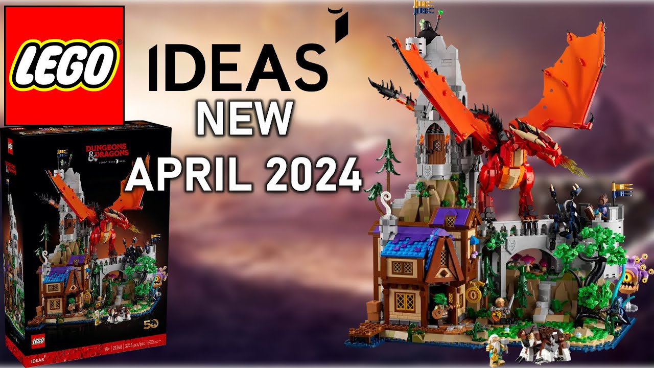 LEGO Ideas April 2024 Dungeons & Dragons Red Dragon's Tale Set Reveal ...