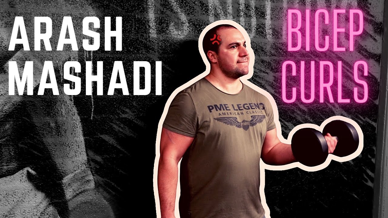 ARASH MASHADI IS SUPER BOOS EN FURIEUS OP ZIJN BICEPS!!! BICEP CURL ...