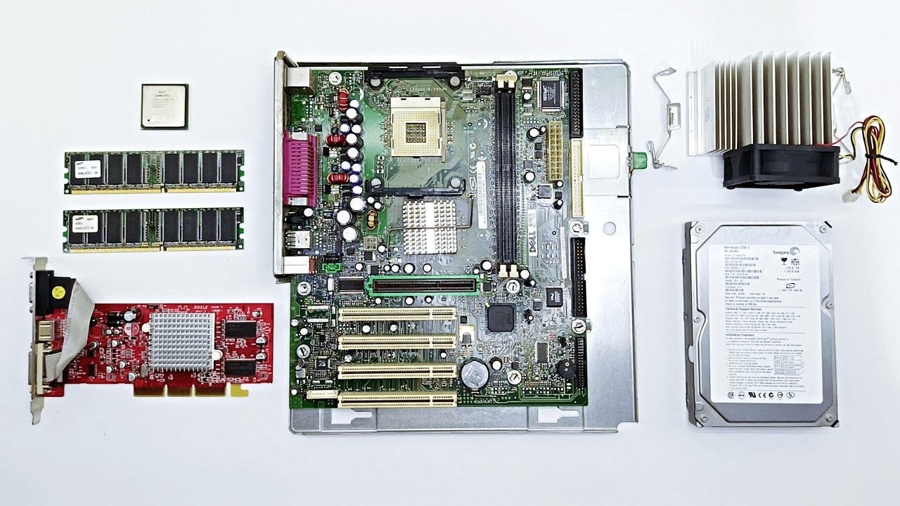 The Dell Dimension 4400 from 2002 - Pentium 4 1.7Ghz! Retro Pc Build ...