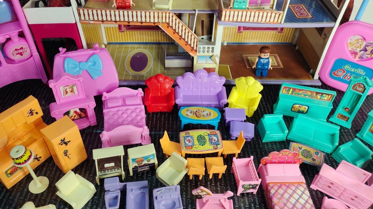 6 Minutes Satisfying with Unboxing Hello Kitty Doll House Sanrio ASMR ...